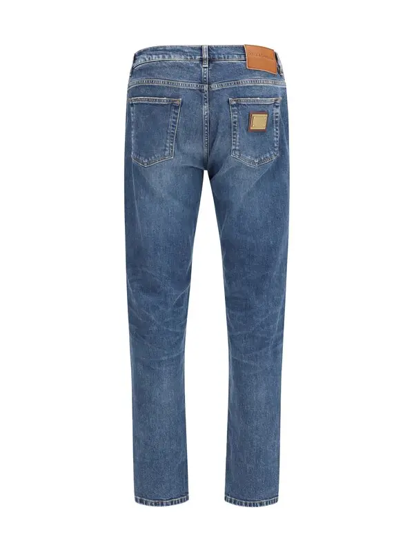 Dolce & Gabbana Straight-leg Denim Jeans