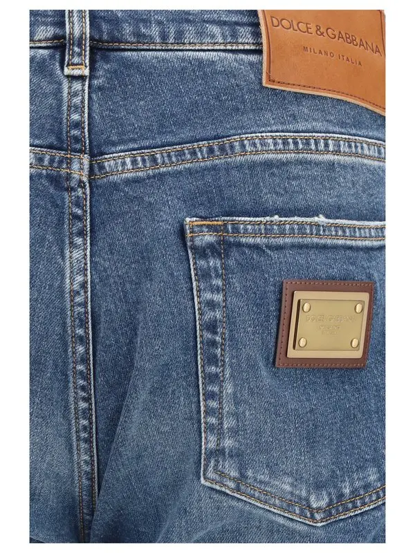Dolce & Gabbana Straight-leg Denim Jeans