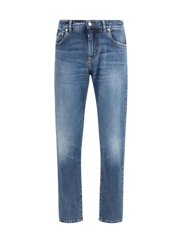 Dolce & Gabbana Straight-leg Denim Jeans - Blue