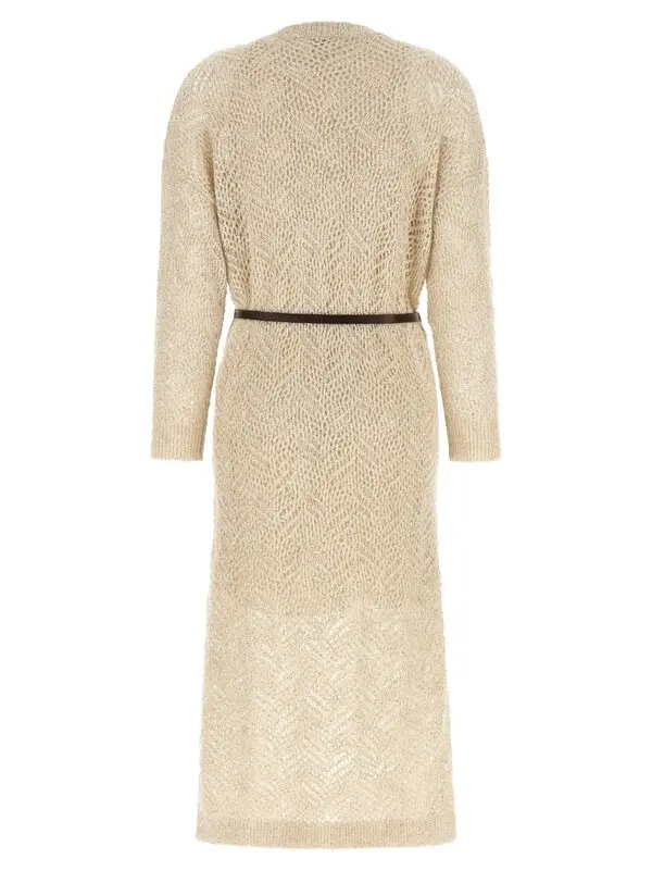Brunello Cucinelli Midi Dress - Cream
