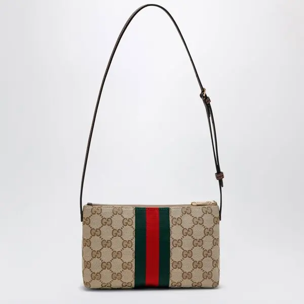 Gucci Gg Fabric Shoulder Bag - Cream