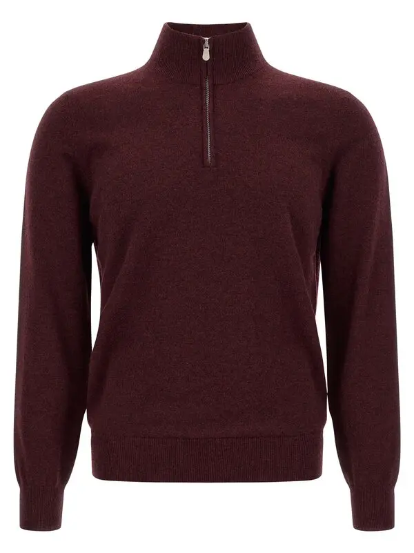 Brunello Cucinelli Half-zip Cashmere Sweater