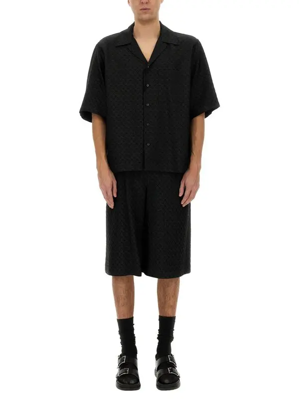 Alexander McQueen Skull Jacquard Pattern Shorts