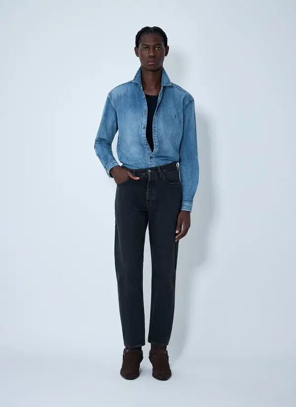 Saint Laurent Straight-leg Denim Jeans