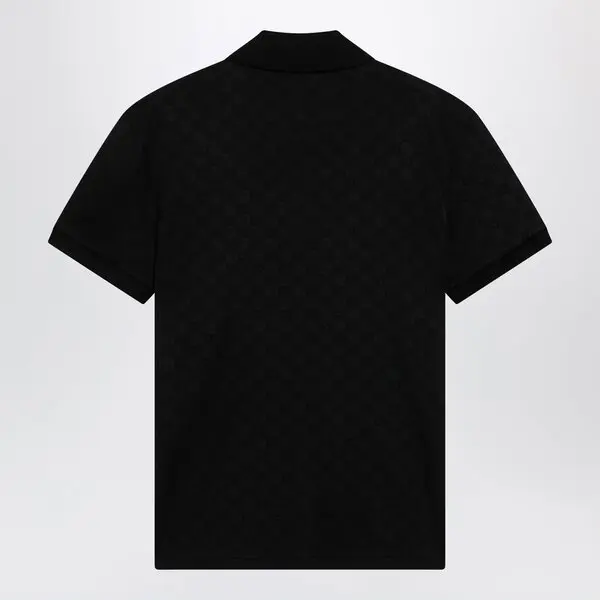 Gucci Gg Jacquard Technical Jersey Polo Shirt