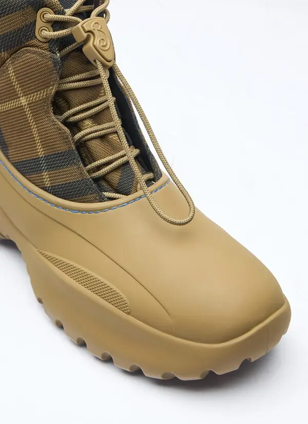Burberry Check Scoot Trek Boots
