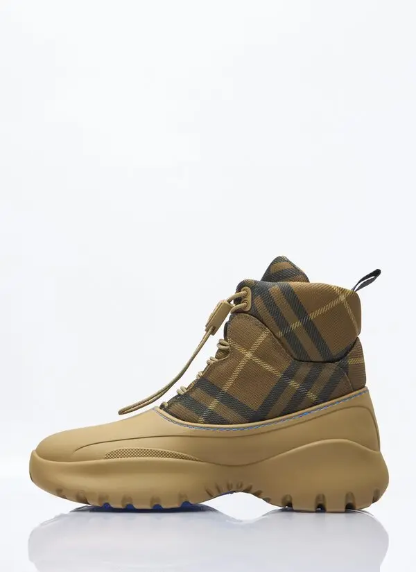 Burberry Check Scoot Trek Boots