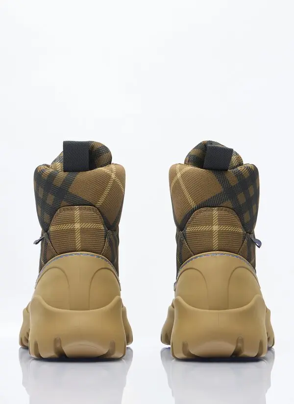 Burberry Check Scoot Trek Boots