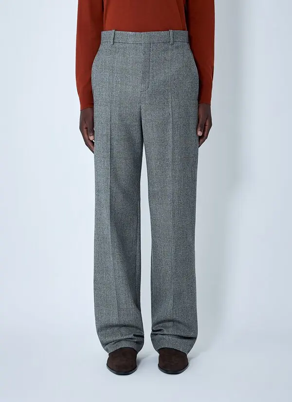 Saint Laurent Wide-leg Wool Blend Pants