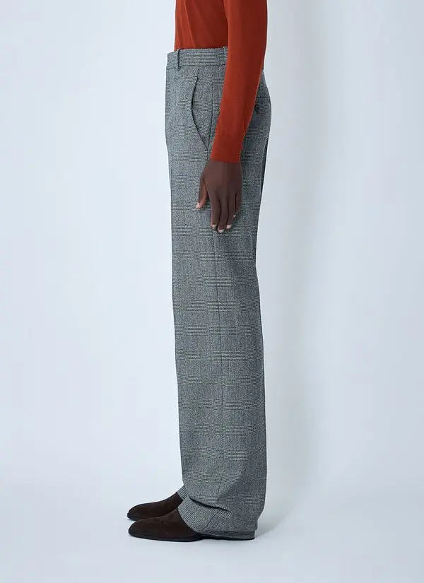 Saint Laurent Wide-leg Wool Blend Pants