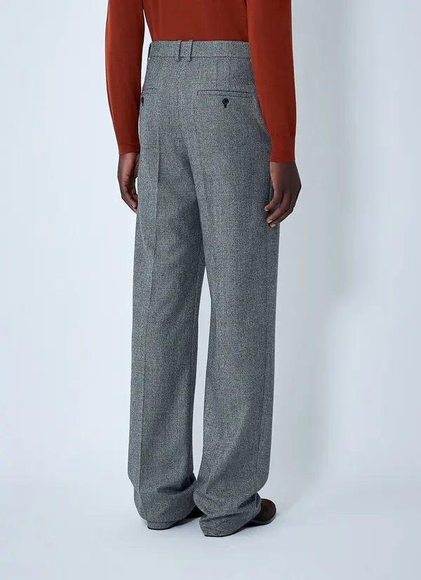 Saint Laurent Wide-leg Wool Blend Pants