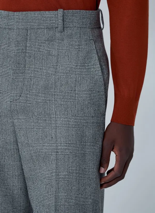 Saint Laurent Wide-leg Wool Blend Pants