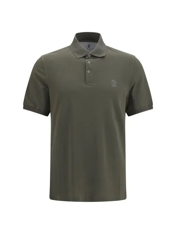 Brunello Cucinelli Cotton Polo - Green