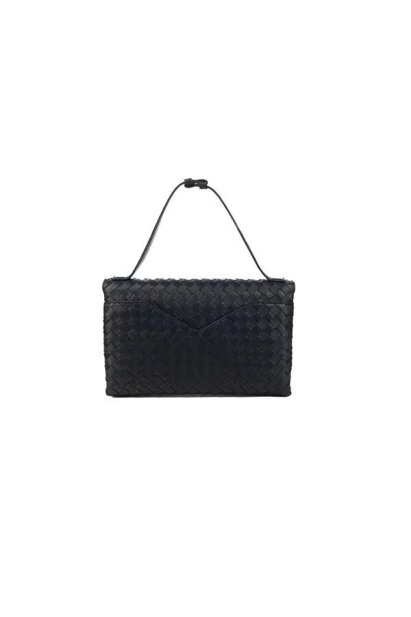 Bottega Veneta Woven Leather Shoulder Bag - Multicolor