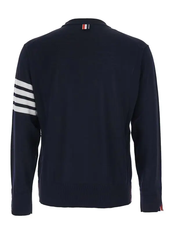 Thom Browne 4-bar Crewneck Sweater - Multicolor