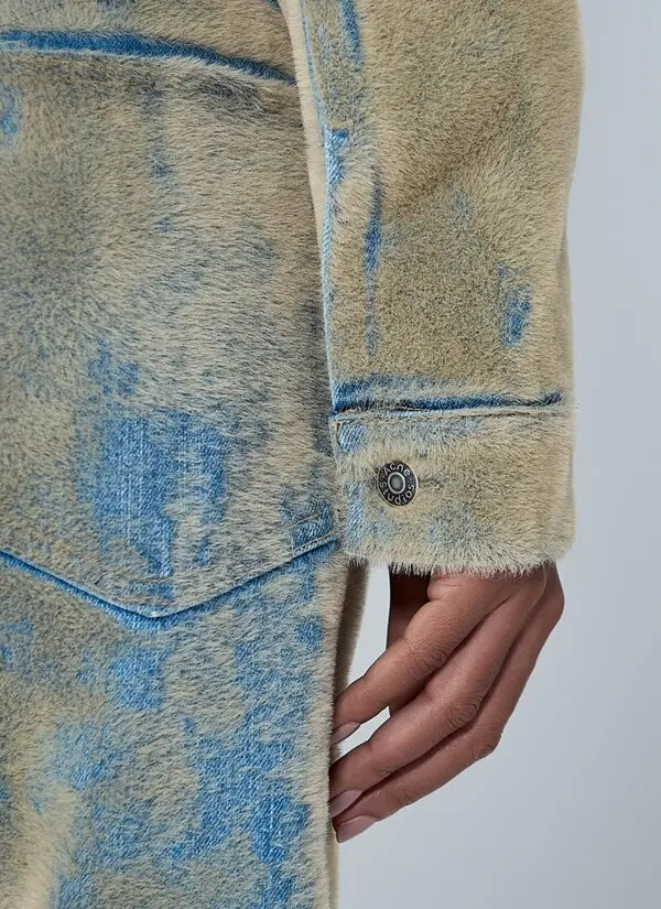 Acne Studios Flocked Denim Jacket