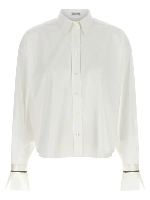 Brunello Cucinelli Shiny Cuffs' Shirt