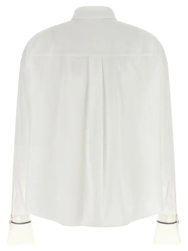 Brunello Cucinelli Shiny Cuffs' Shirt