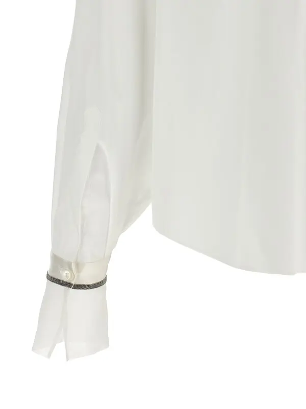 Brunello Cucinelli Shiny Cuffs' Shirt