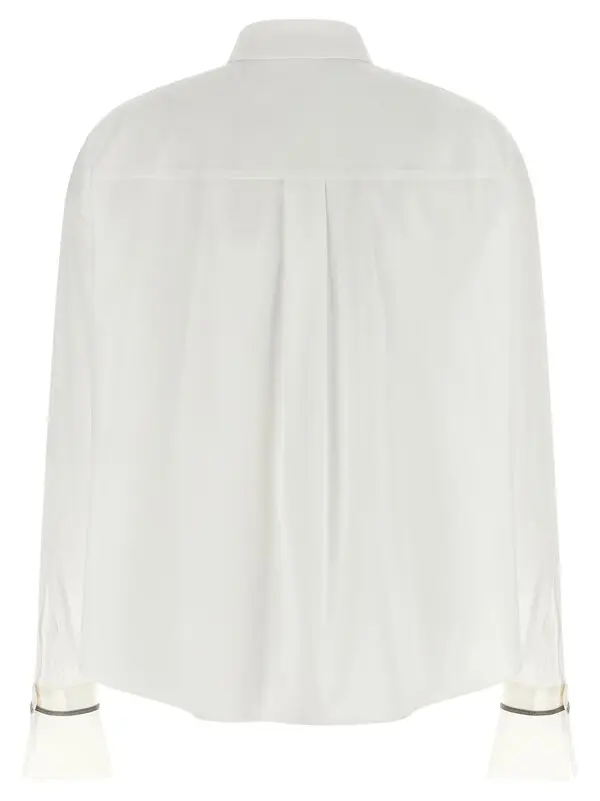 Brunello Cucinelli Shiny Cuffs Shirt
