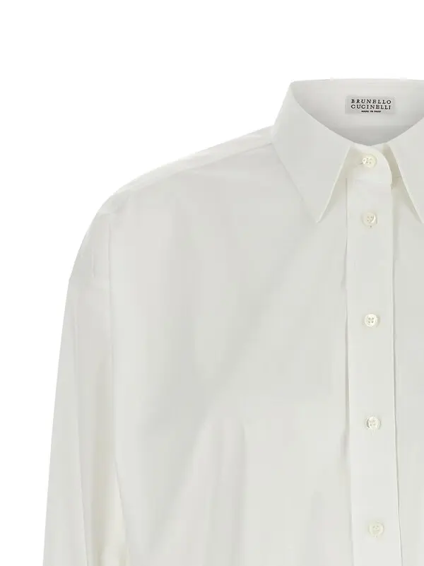 Brunello Cucinelli Shiny Cuffs Shirt
