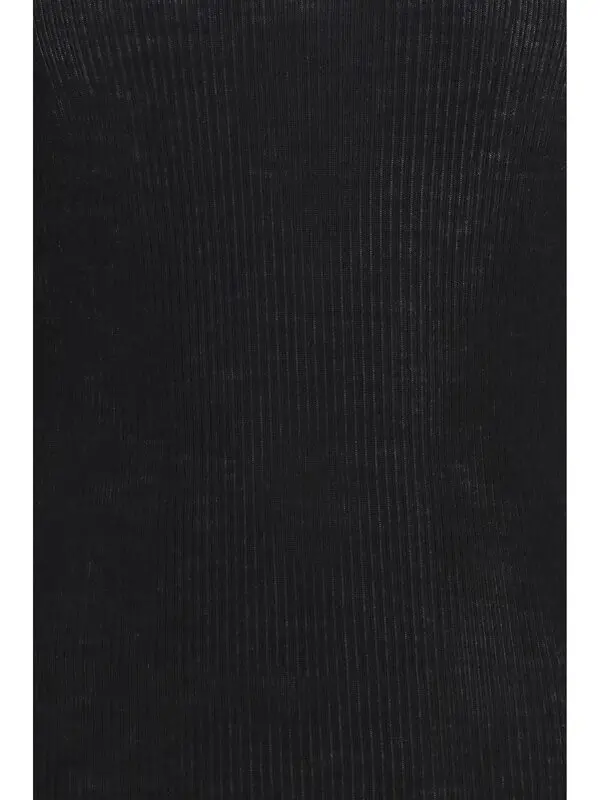 Rick Owens Slim Ribbed Long-sleeve Sweater