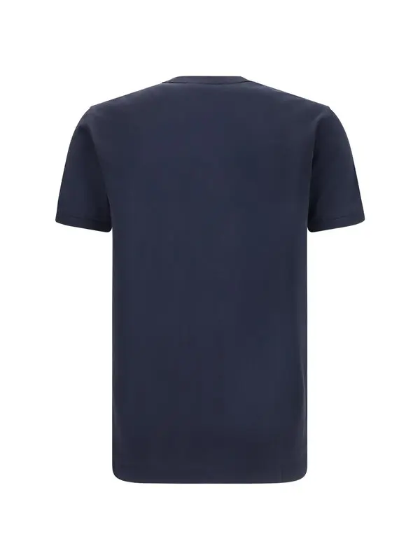 Dolce & Gabbana Cotton T-shirt With Logo Plaque