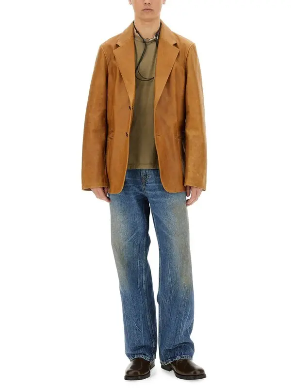 Our Legacy Leather Blazer