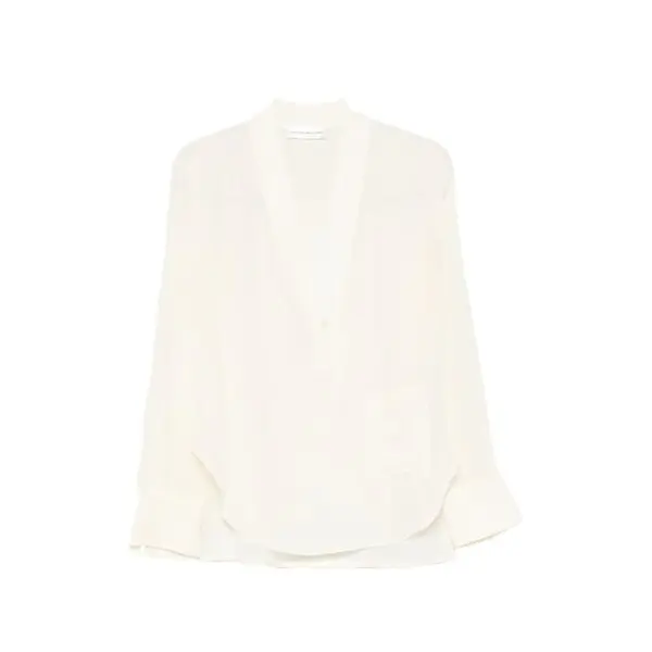 Victoria Beckham Silk Blouse - Cream