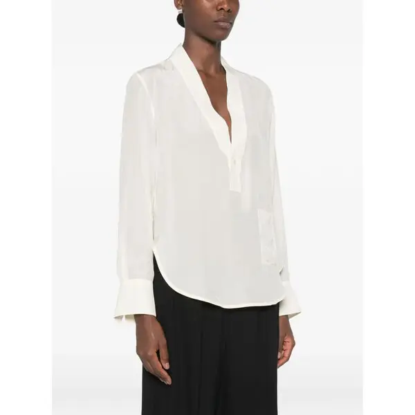 Victoria Beckham Silk Blouse - Cream