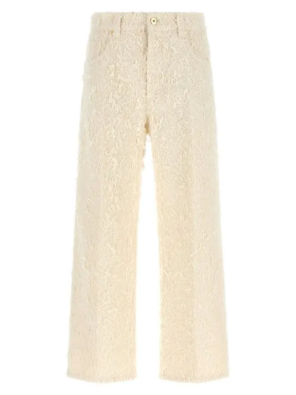 Brunello Cucinelli Contemporary Square' Pants - Cream