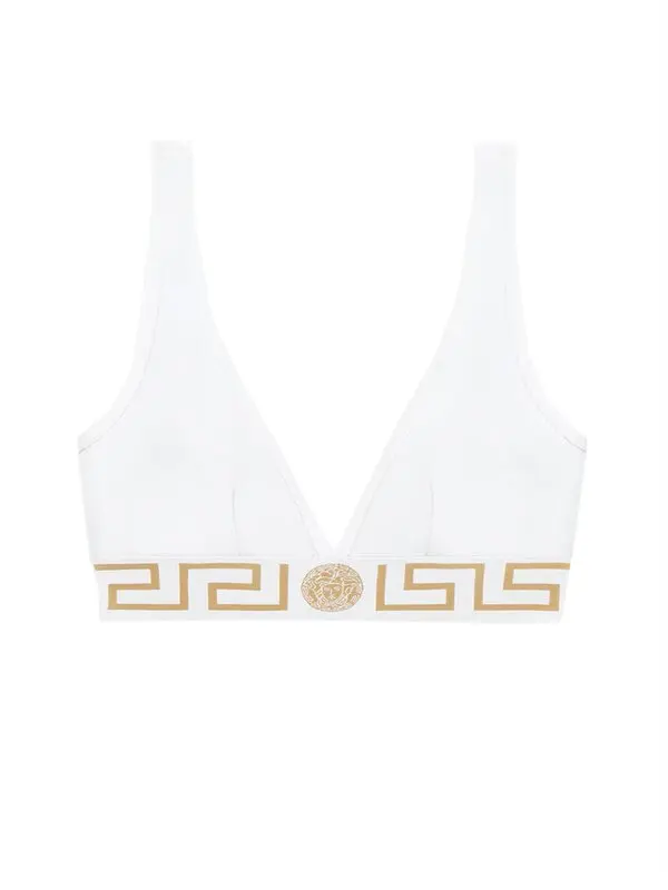 Versace Cotton Jersey Triangle Bralette