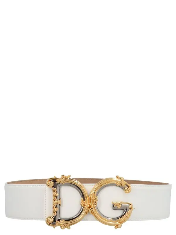 Dolce & Gabbana Dg Barocco Belt - White