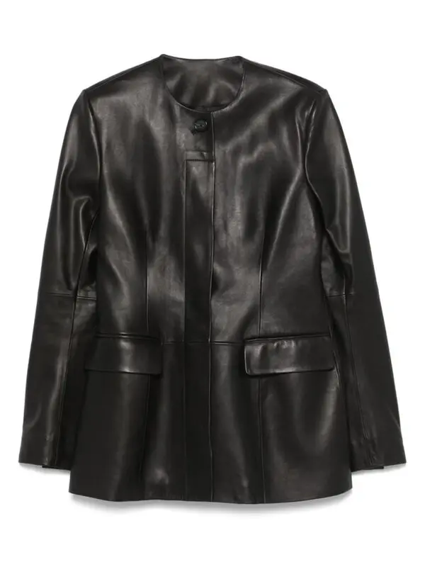 TOTEME Leather Jacket - Black