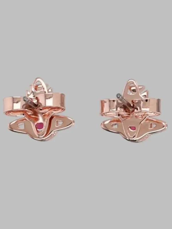 VIVIENNE WESTWOOD London Orb Stud Earrings - Pink