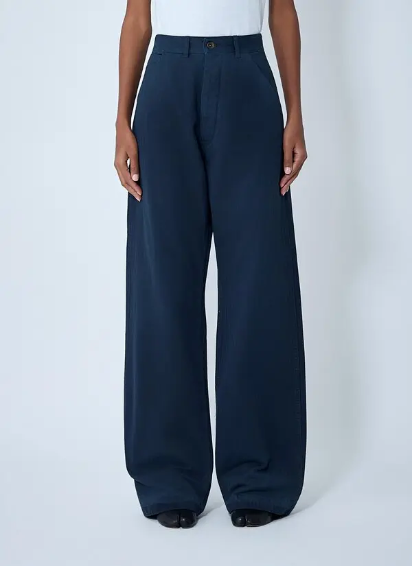 MAISON MARGIELA Cotton Twill Pants
