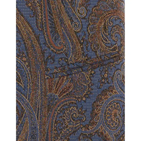 Etro Jacquard Cotton Blend Vest With Paisley Pattern