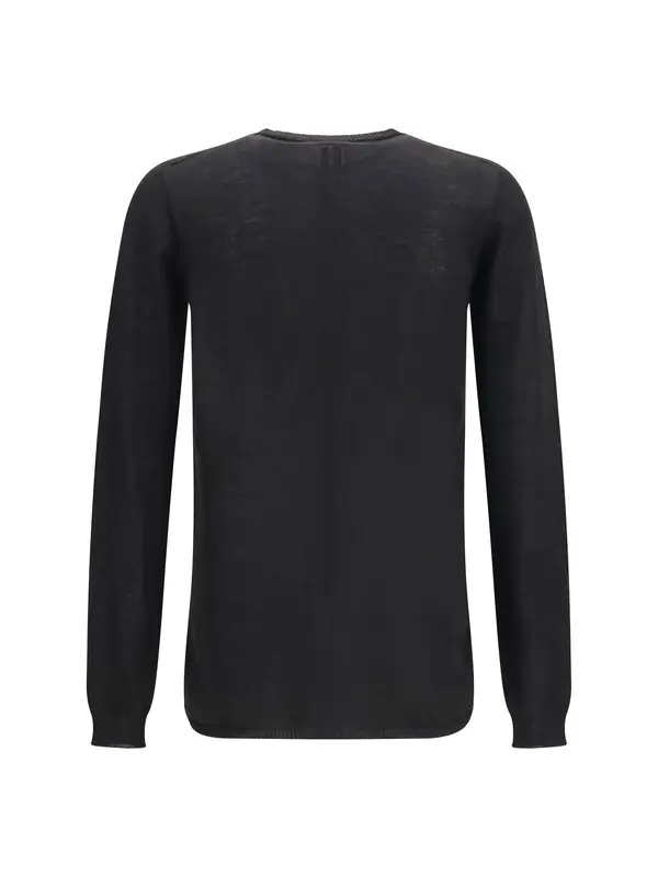 Rick Owens Biker Level Sweater - Black