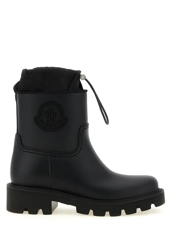 Moncler Kickstream' Rain Boots - Black