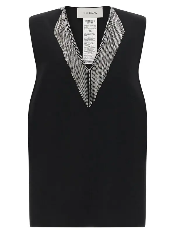 Sportmax Faglia Top - Black