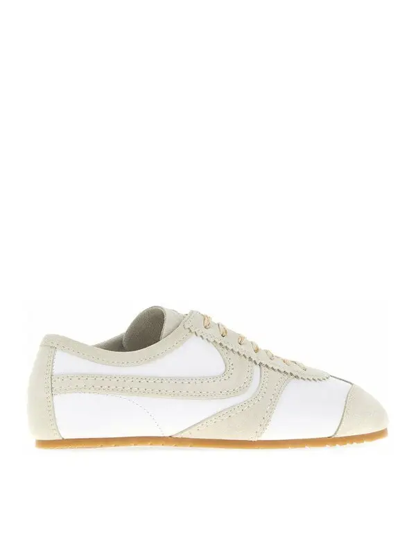 Dries Van Noten Two-tone Leather And Suede Sneakers - Multicolor
