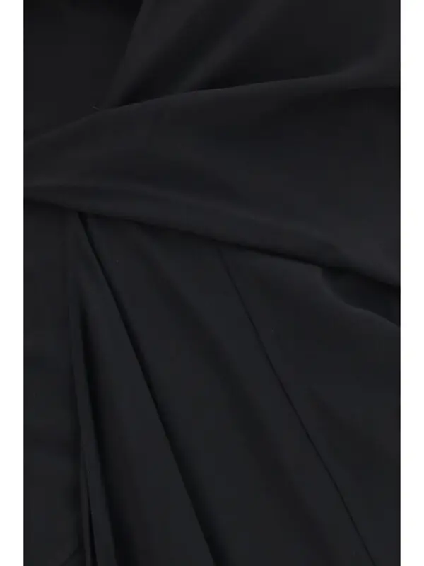 Rick Owens Draped Long Dress - Black