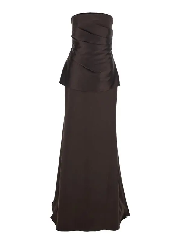 Solace London Alia Long Dress - Multicolor