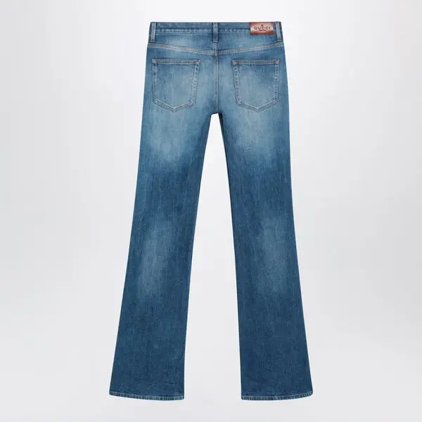 Gucci Low-rise Flare Jeans - Blue