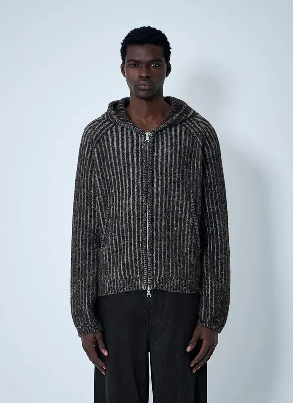 Our Legacy Hood Zip-up Sweatshirt - Brown