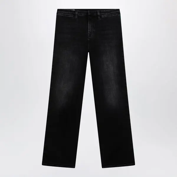 Gucci Straight-leg Stretch Cotton Denim Jeans - Black