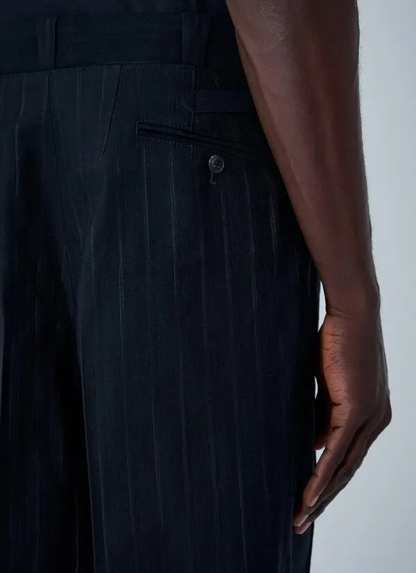 Prada Wool-blend Pinstripe Pants