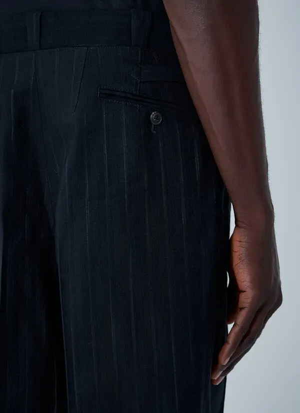 Prada Wool-blend Pinstripe Trousers