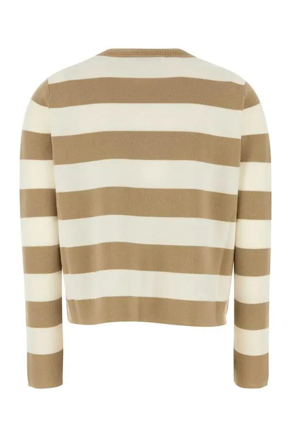 Max Mara Embroidered Wool Viterbo Sweater - Multicolor