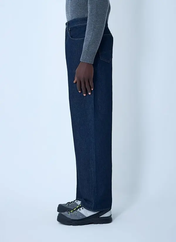 Stone Island Compass Patch Jeans - Blue